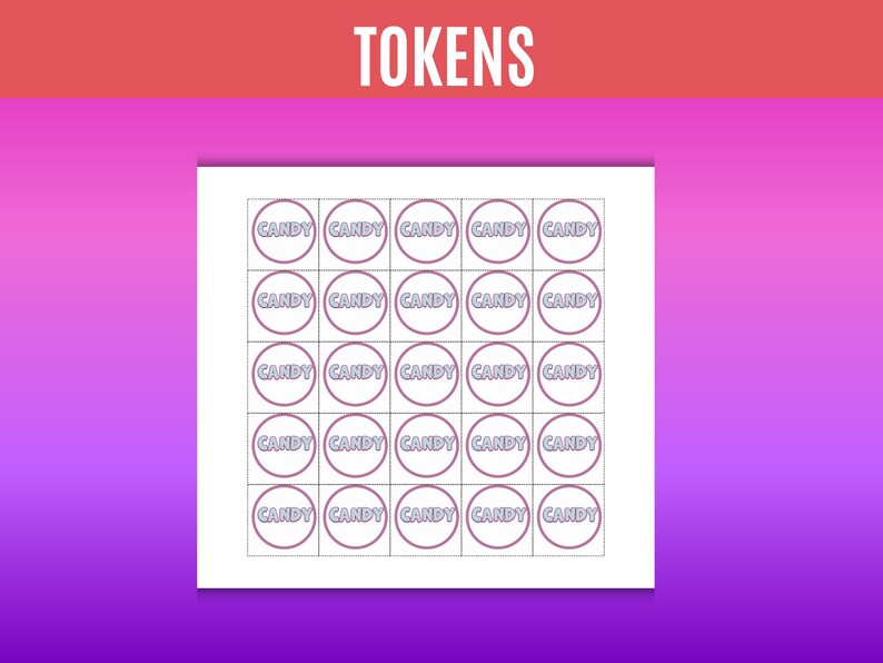 Candy Bingo Printable, 75 Candy Bingo Cards, Sweet Treats Bingo, Candy ...