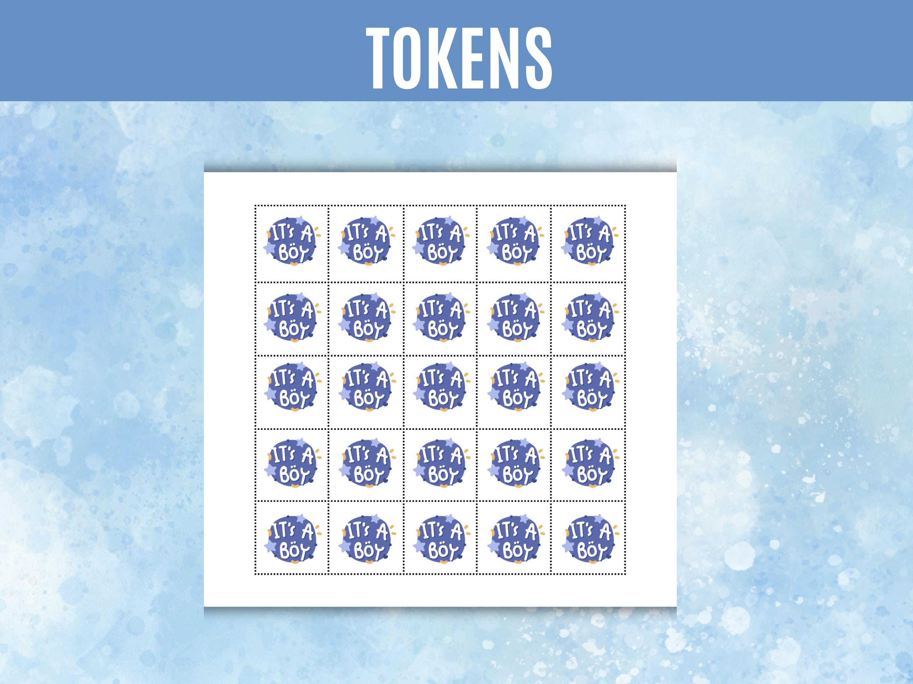 Baby Boy Bingo, 75 Baby Boy Bingo Game Cards, Baby Shower Bingo Game ...