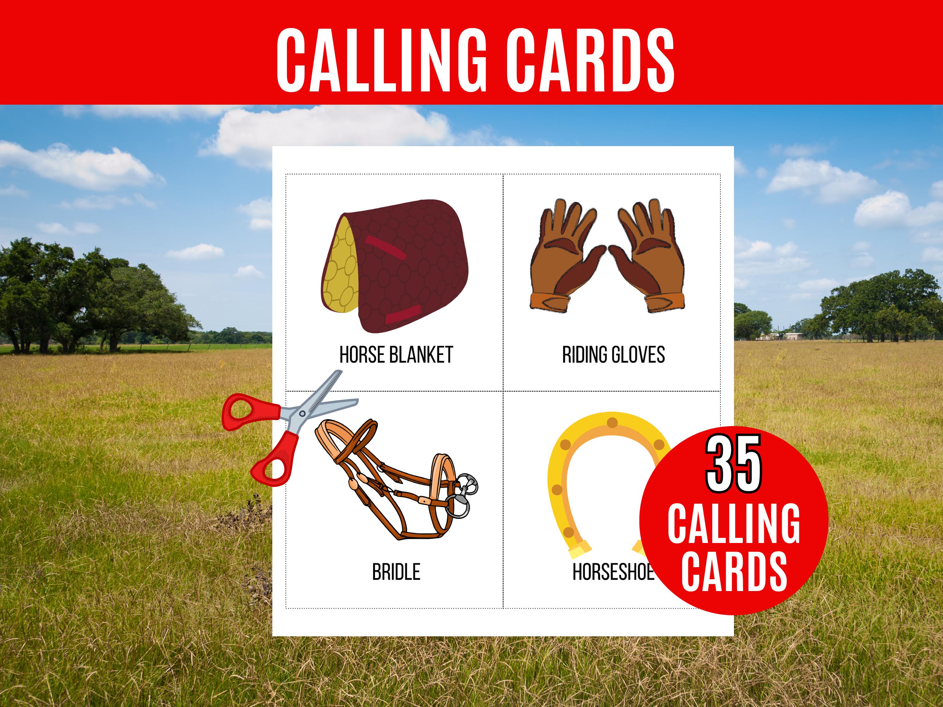 Horse Bingo, 50 Printable Horse Race Bingo Cards, Kentucky Derby Party ...