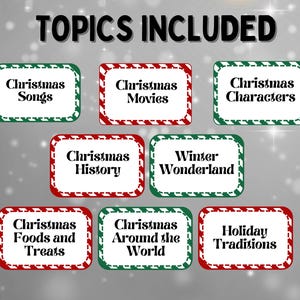 Holiday Jeopardy Game, Printable Christmas Trivia, Christmas Office ...