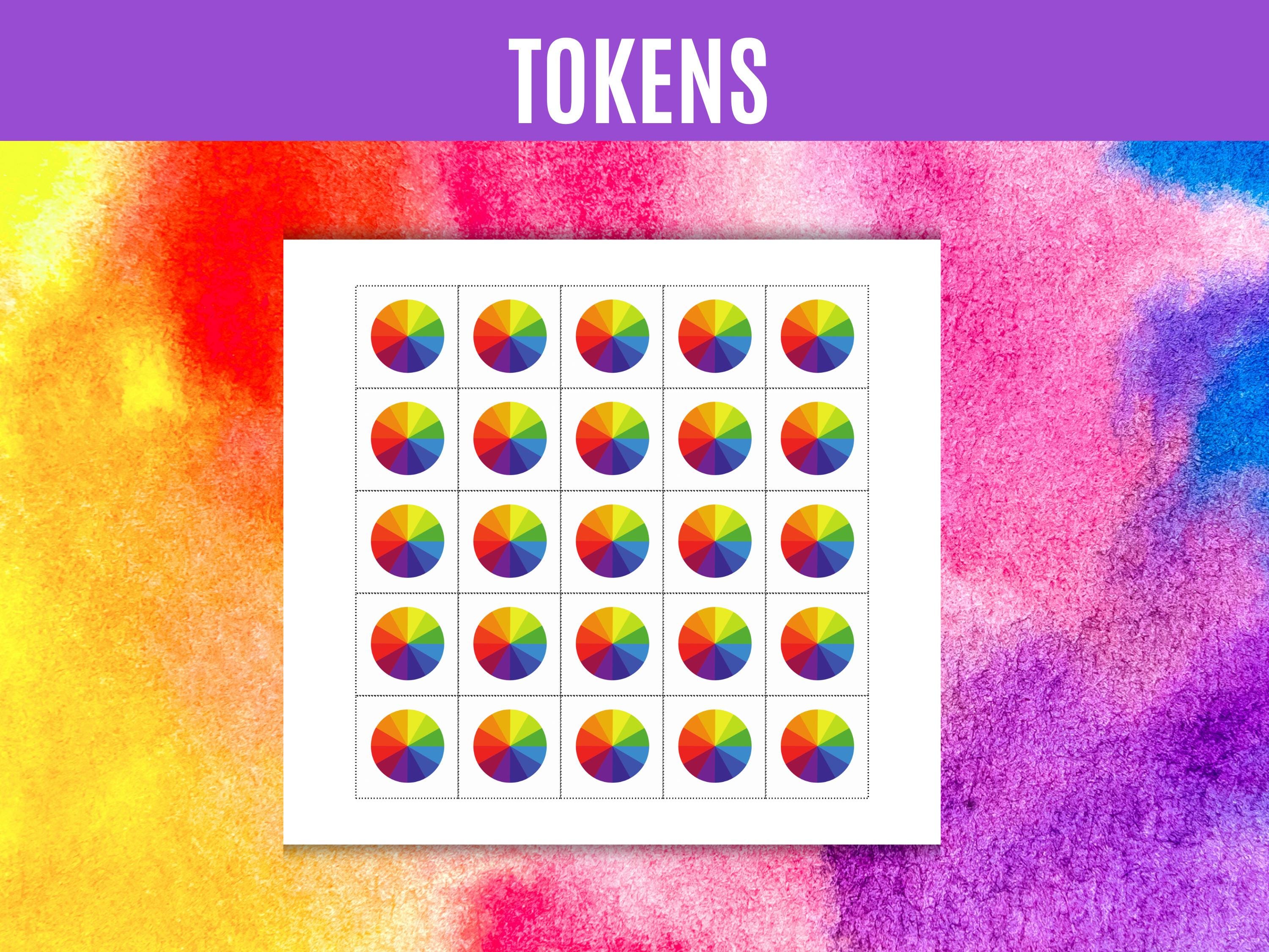 Art Bingo, 50 Printable Art Themed Bingo Cards, Kids Printable, Paint ...