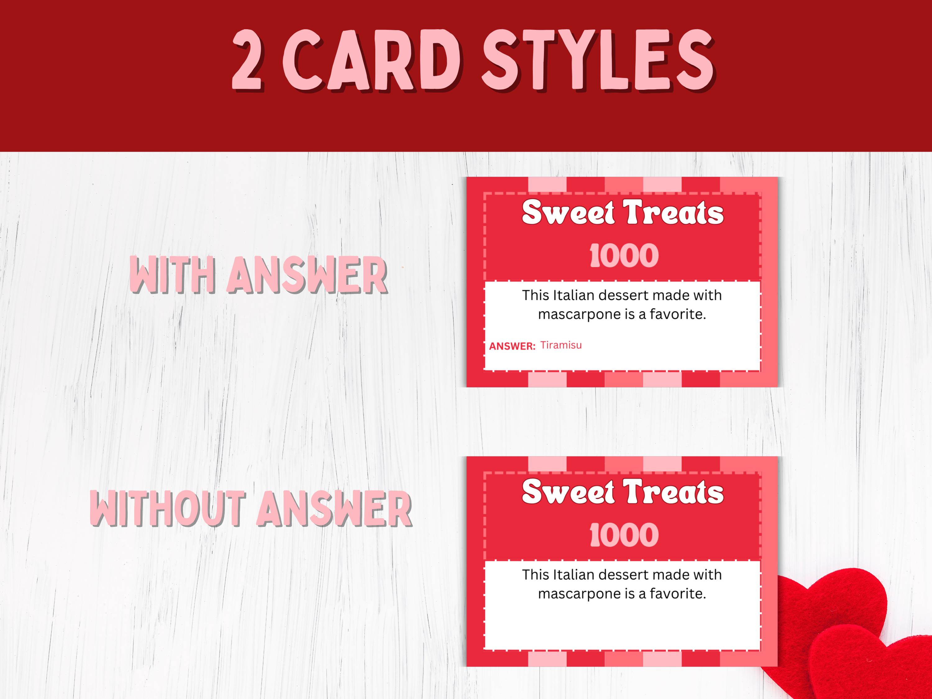 Valentine's Jeopardy Game, Printable Valentine Trivia, Valentine's ...