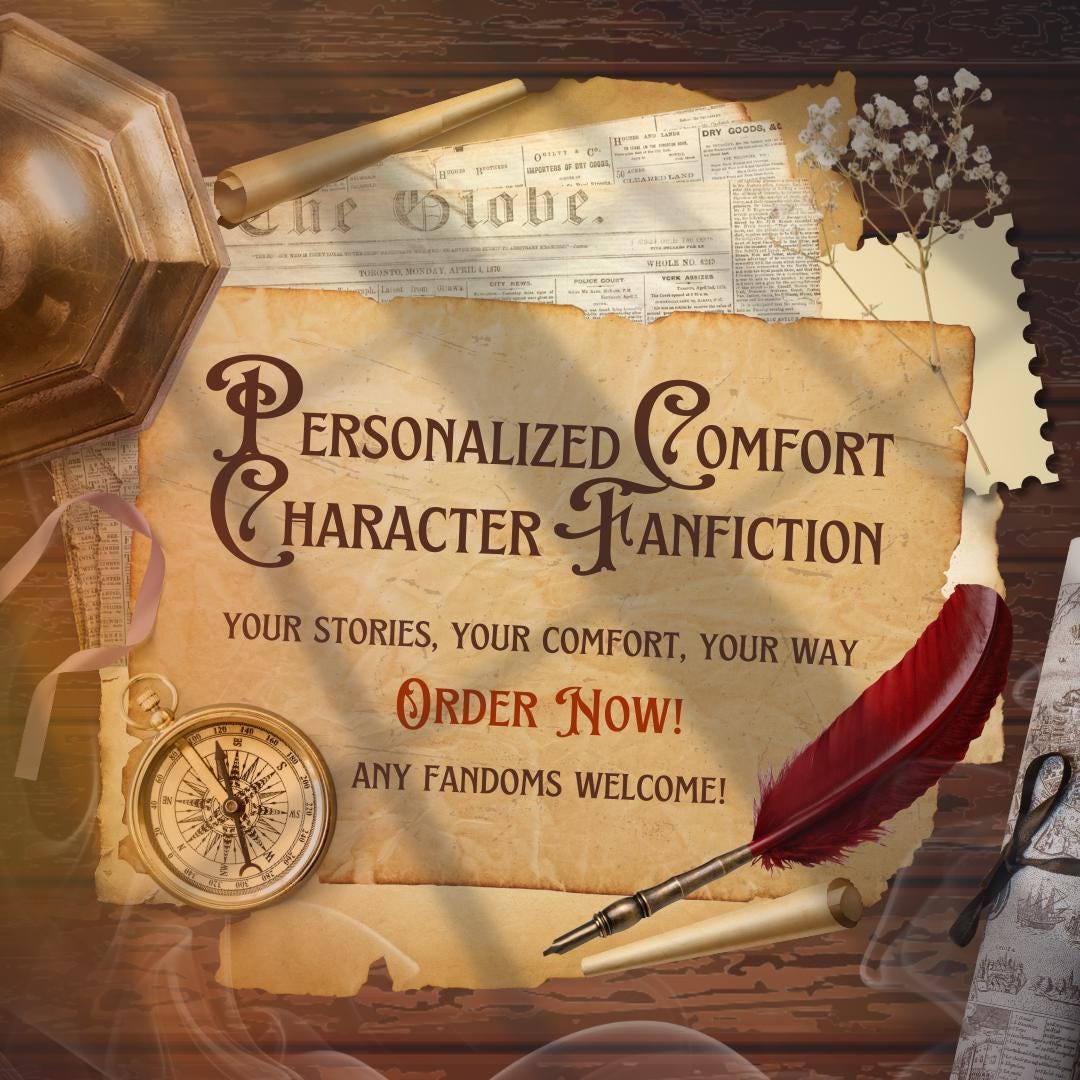 Personalized Comfort Character Fanfiction (500-1k Words) - Etsy