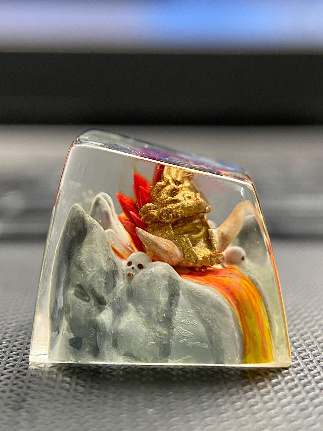 Radahn Helmet Resin Keycap, Elden Ring Helmet Artisan Keycap for ...