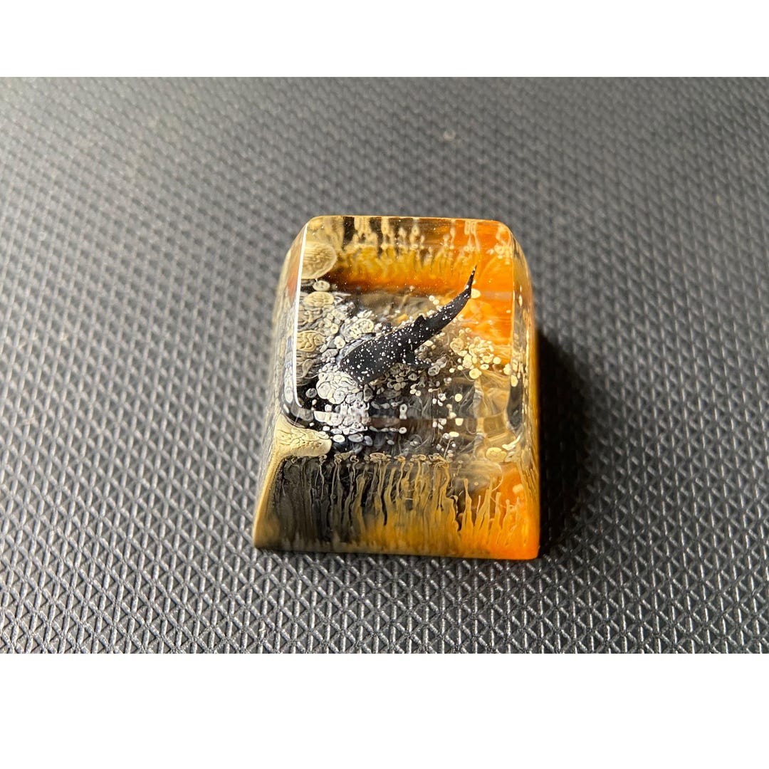 Ocean Fish Resin Keycaps, Whale Sharks Handmade Keycaps, Artisan Keycap ...