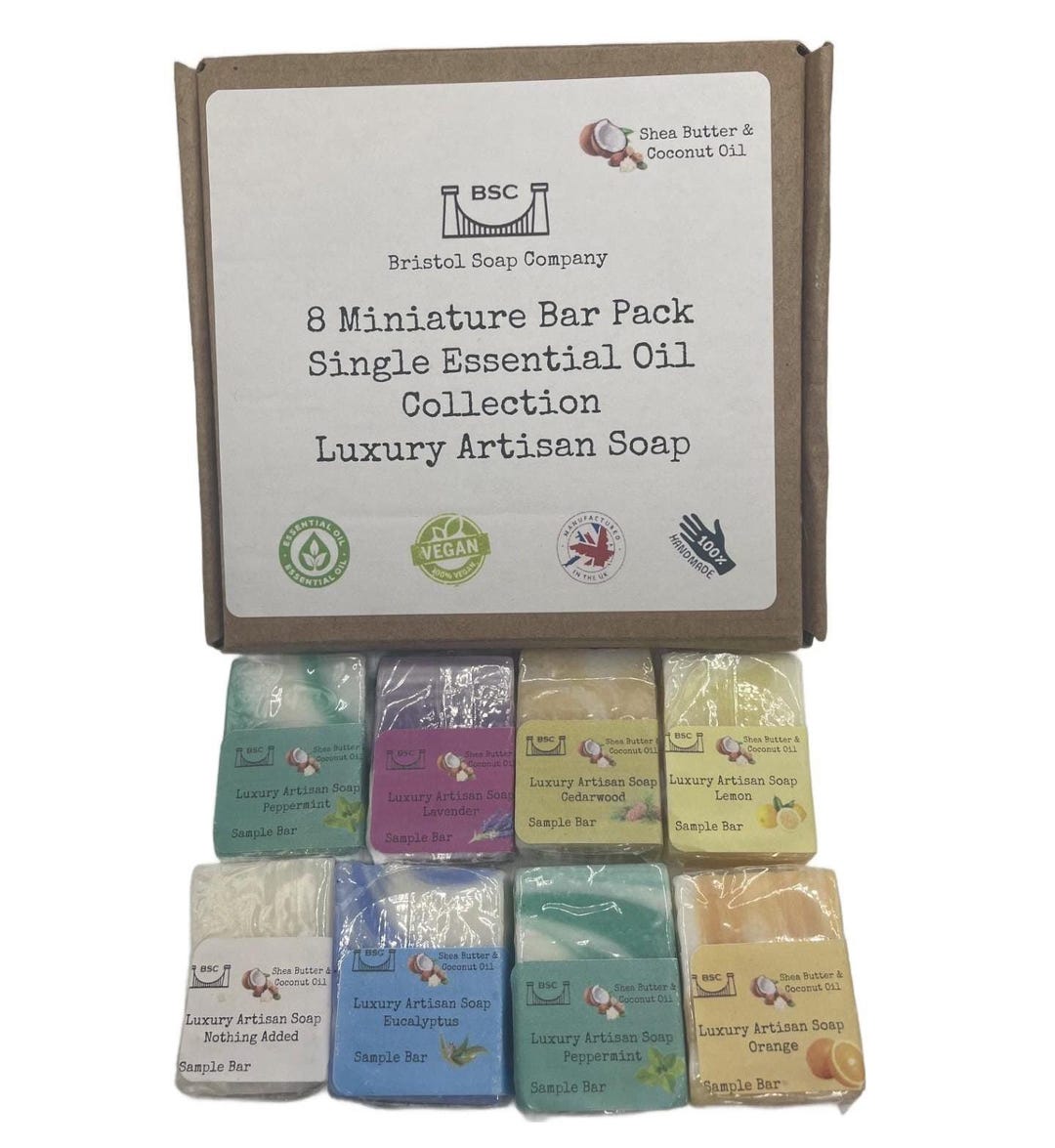 Handmade Soap Bar Gift Set 8 Mini Soaps From Our Single Essential Oil ...