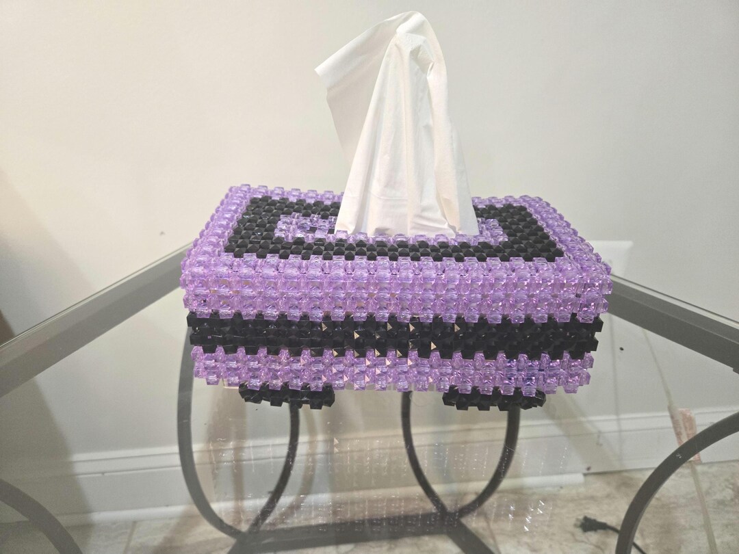 Handmade Beaded Tissue Box Cover, Decorative Home Decor - Etsy