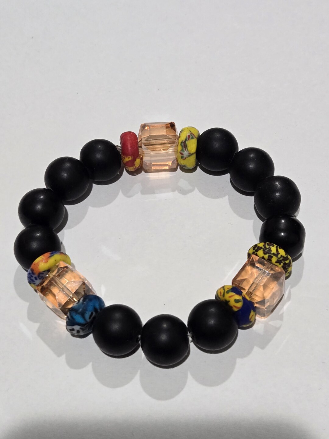 Krobo Beads Bracelet From Ghana, Handbeads, Handcrafted Jewelry From ...