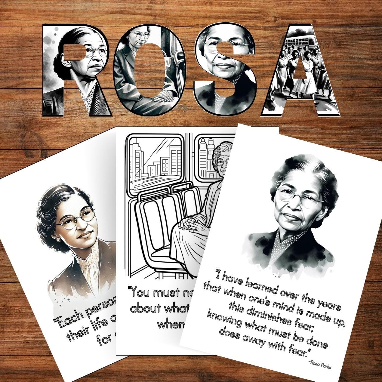 Rosa Parks Unit Study Pack | Civil Rights Movement Activities (digital ...