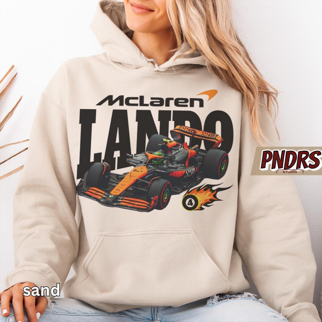 Lando Norris NOR4 Mclaren Hoodie, Formula 1 Vintage Hoodie, Retro ...