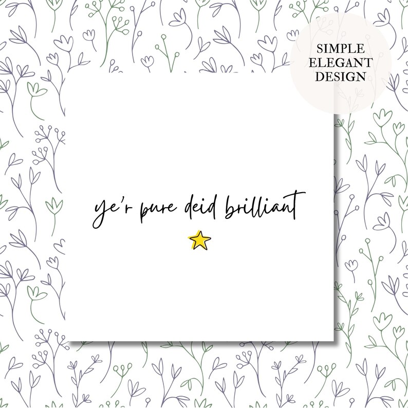 Humorous Scottish Thank You Congratulations Card | Scots Pure Deid ...