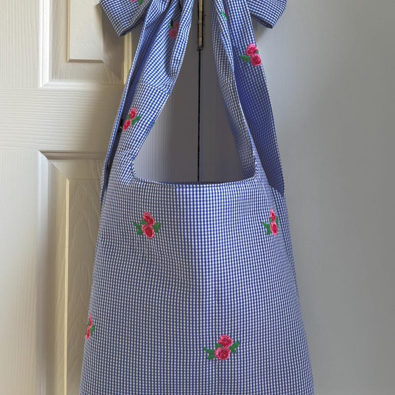 Bow Gingham Tote - Etsy