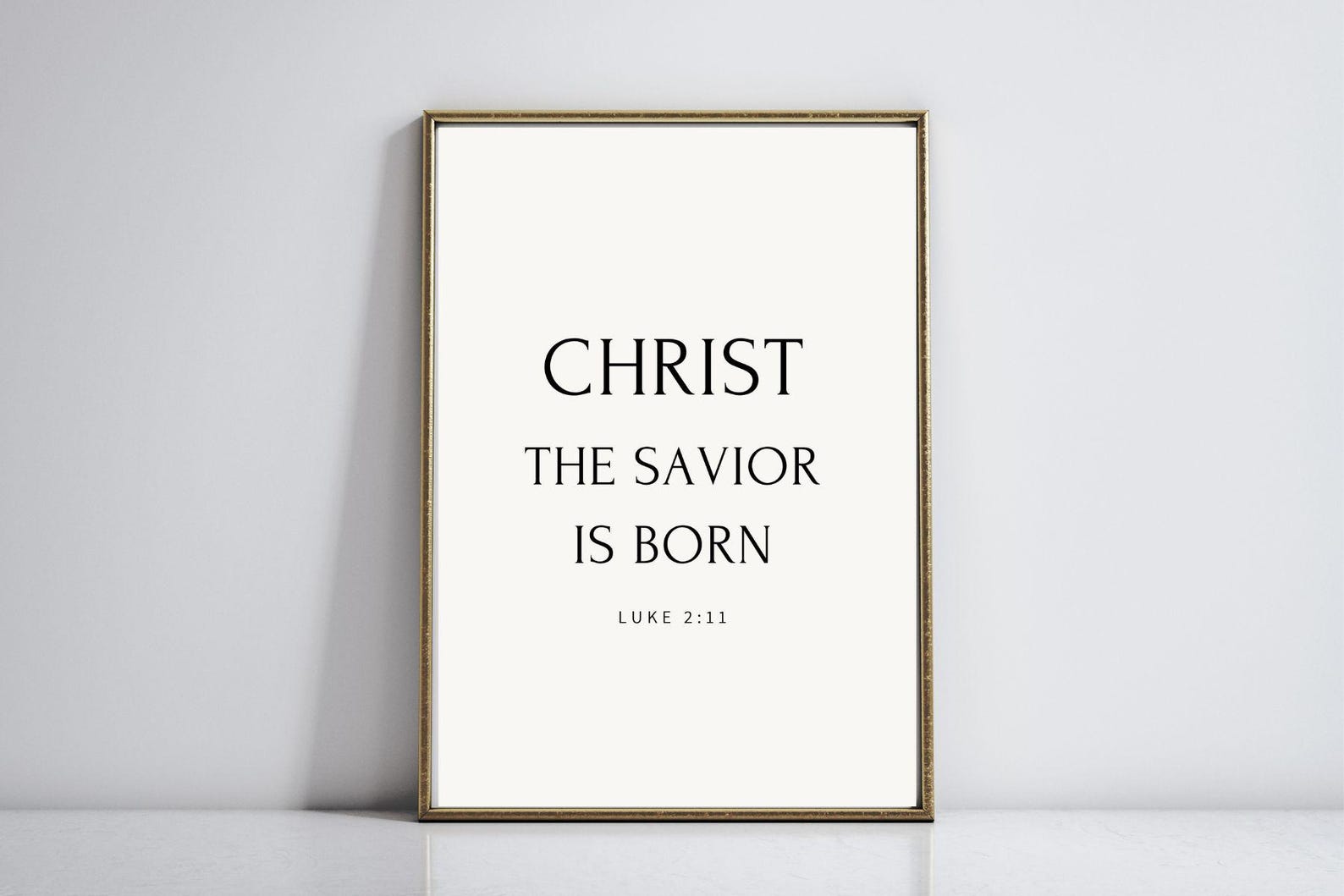 Luke 2 11, Christmas Bible Verse Wall Art, Christmas Nativity Story ...