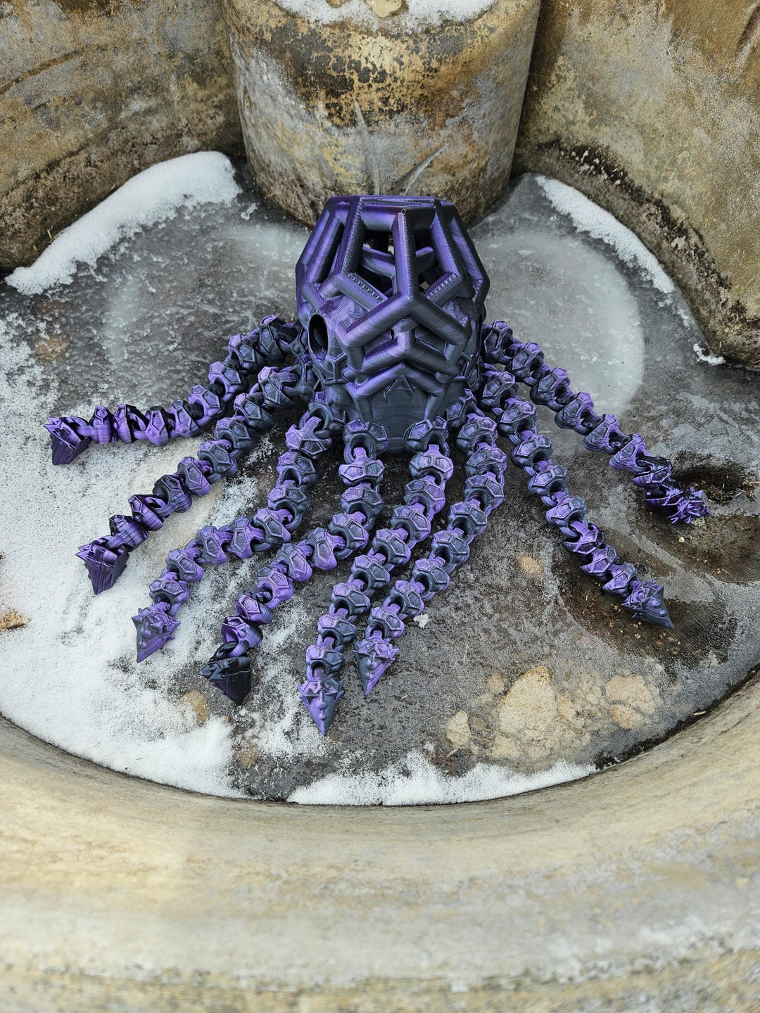 Void Octopus, Articulated Octopus, 3D Printed Octopus - Etsy
