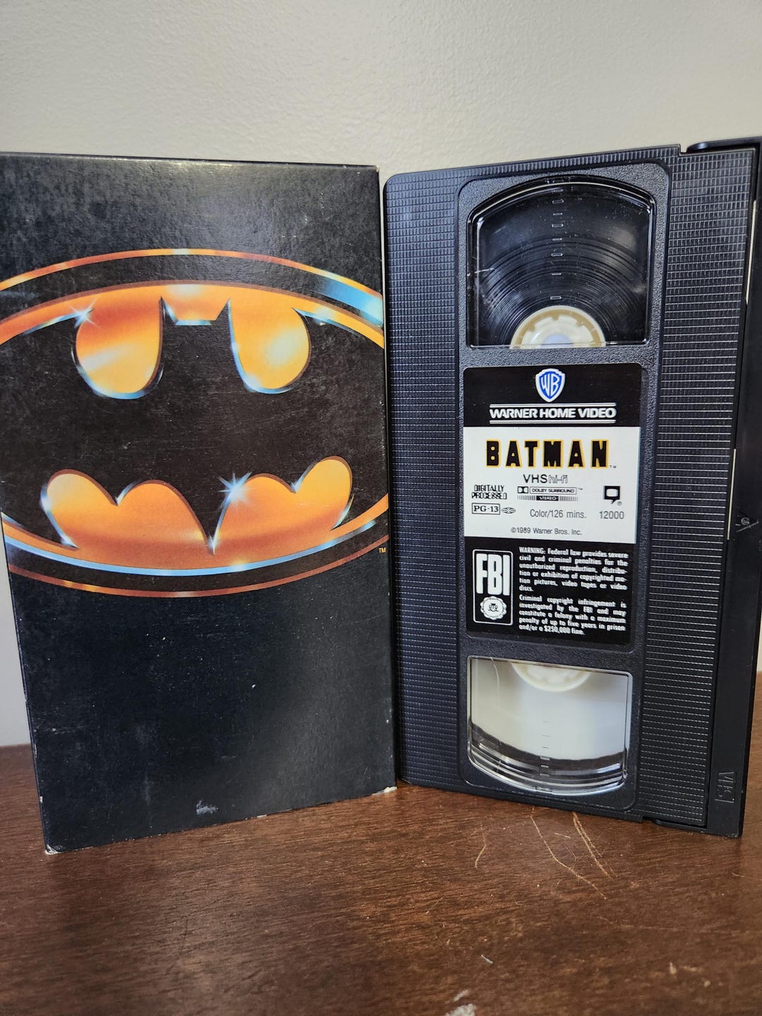 Batman 1989 VHS / Used / Vintage / Michael Keaton / Tim Burton ...