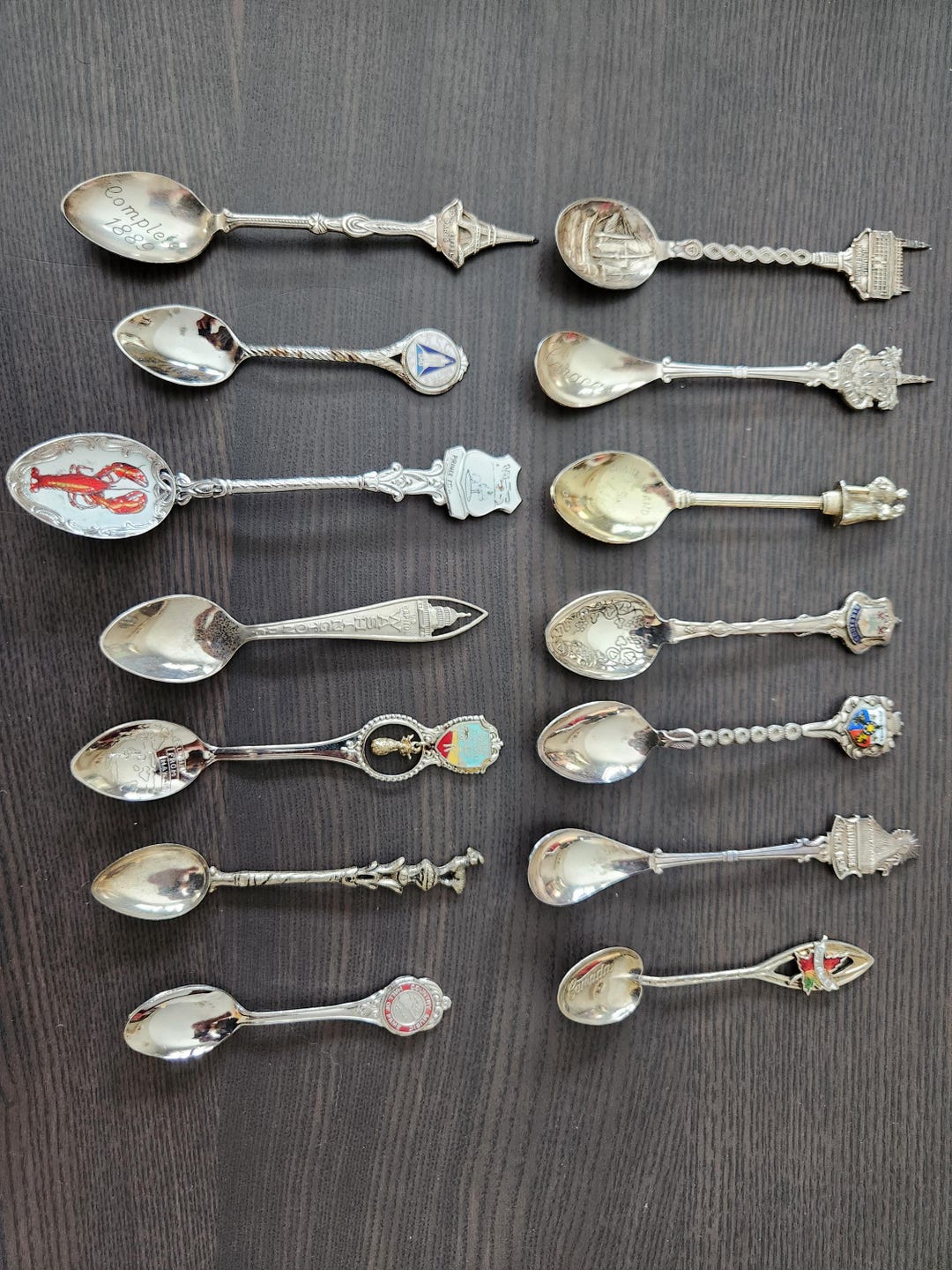 Vintage Collectible Spoons / Royal Wedding / Tourism - Etsy