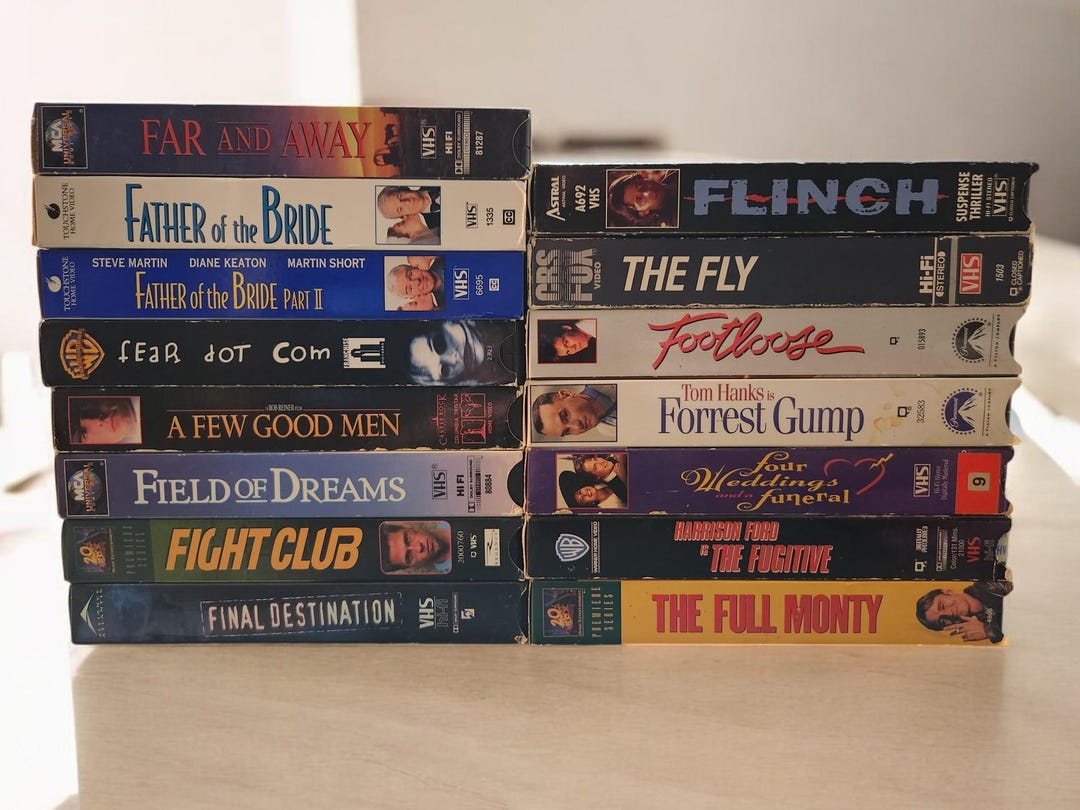 BUY 2 Get 1 FREE VHS Tapes "f" Alphabetical Tape Lot - Etsy