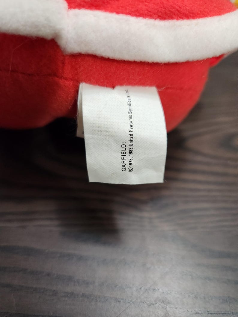 Vintage 1983 Garfield Mcdonalds Plush Stuffie Toy - Etsy