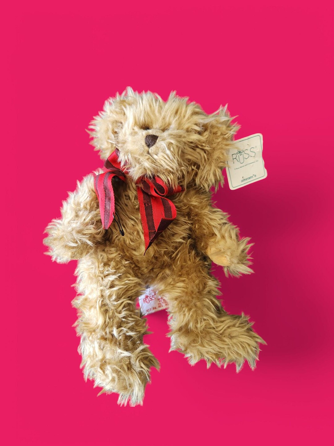 Russ Berrie WINSTON "bears From the Past" Amram's Exclusive - Etsy