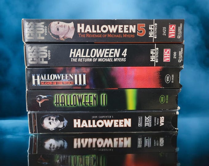 Halloween 1-5 VHS Tapes Great Condition - Etsy