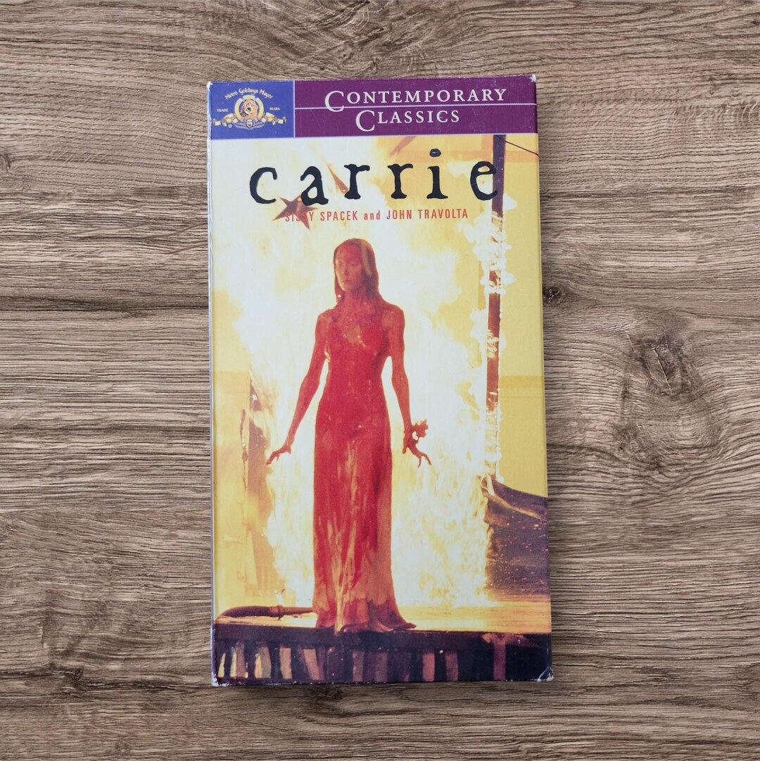 1976 Carrie (VHS, Contemporary Classics Release) - Etsy
