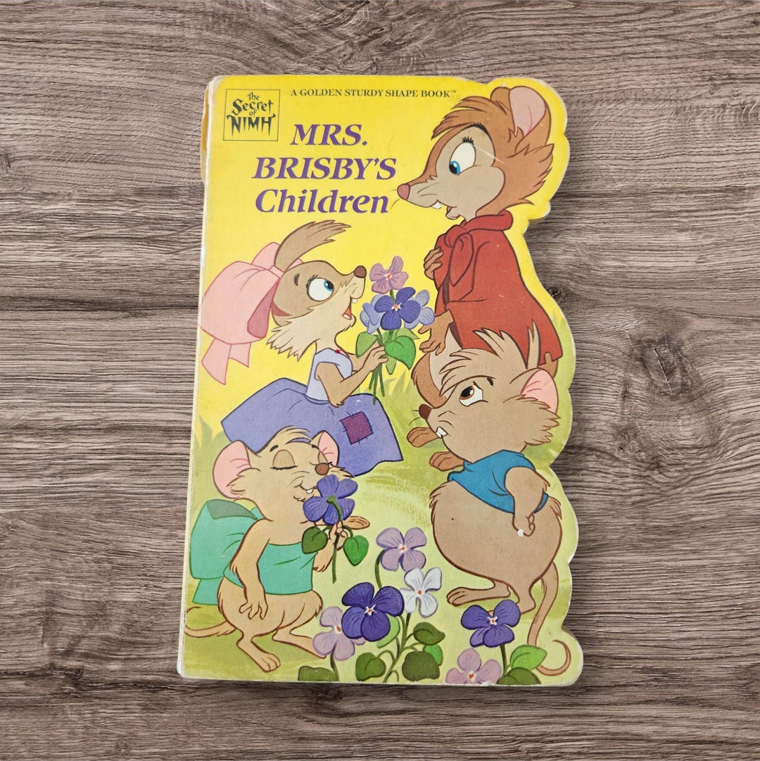Mrs. Brisby's Children (A Golden Sturdy Shapebook, 1982) the Secret of ...