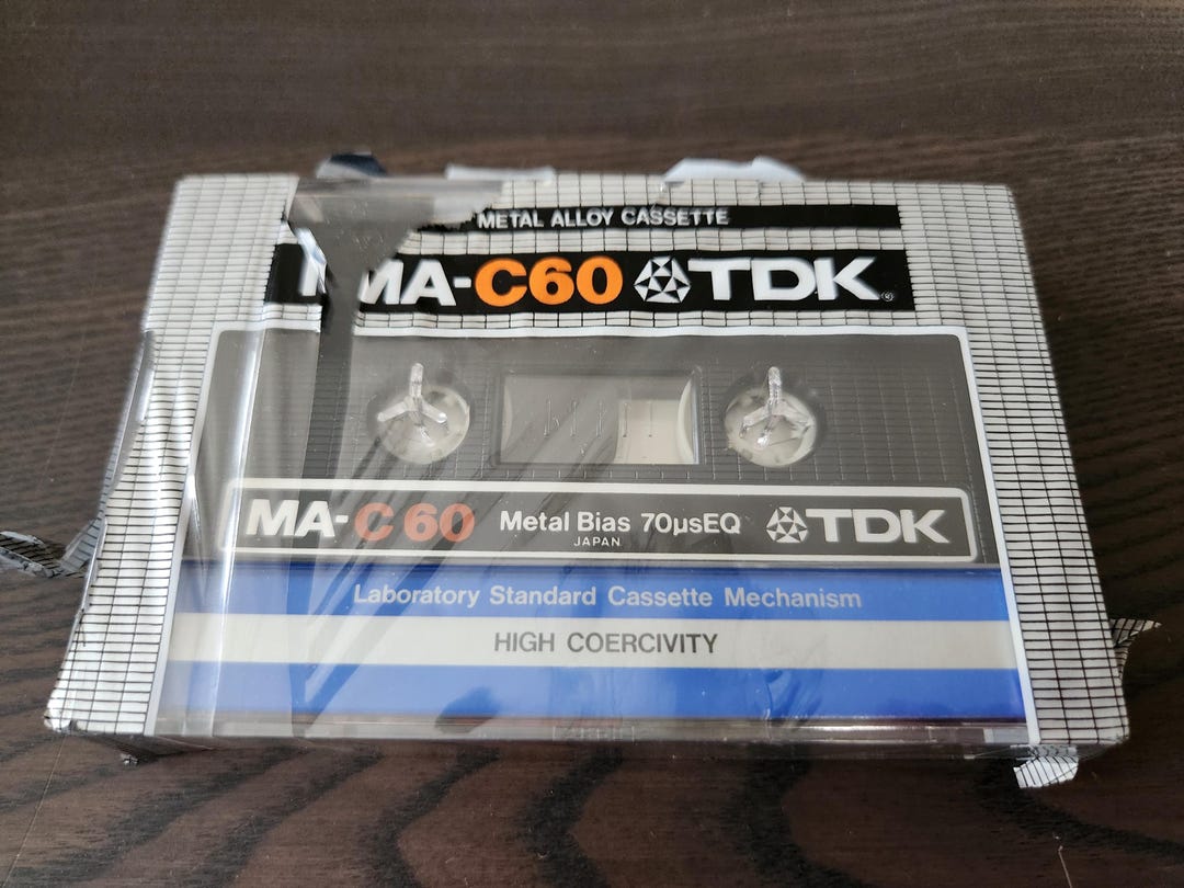 TDK MA C60 1979 Blank Cassette Tape - Etsy