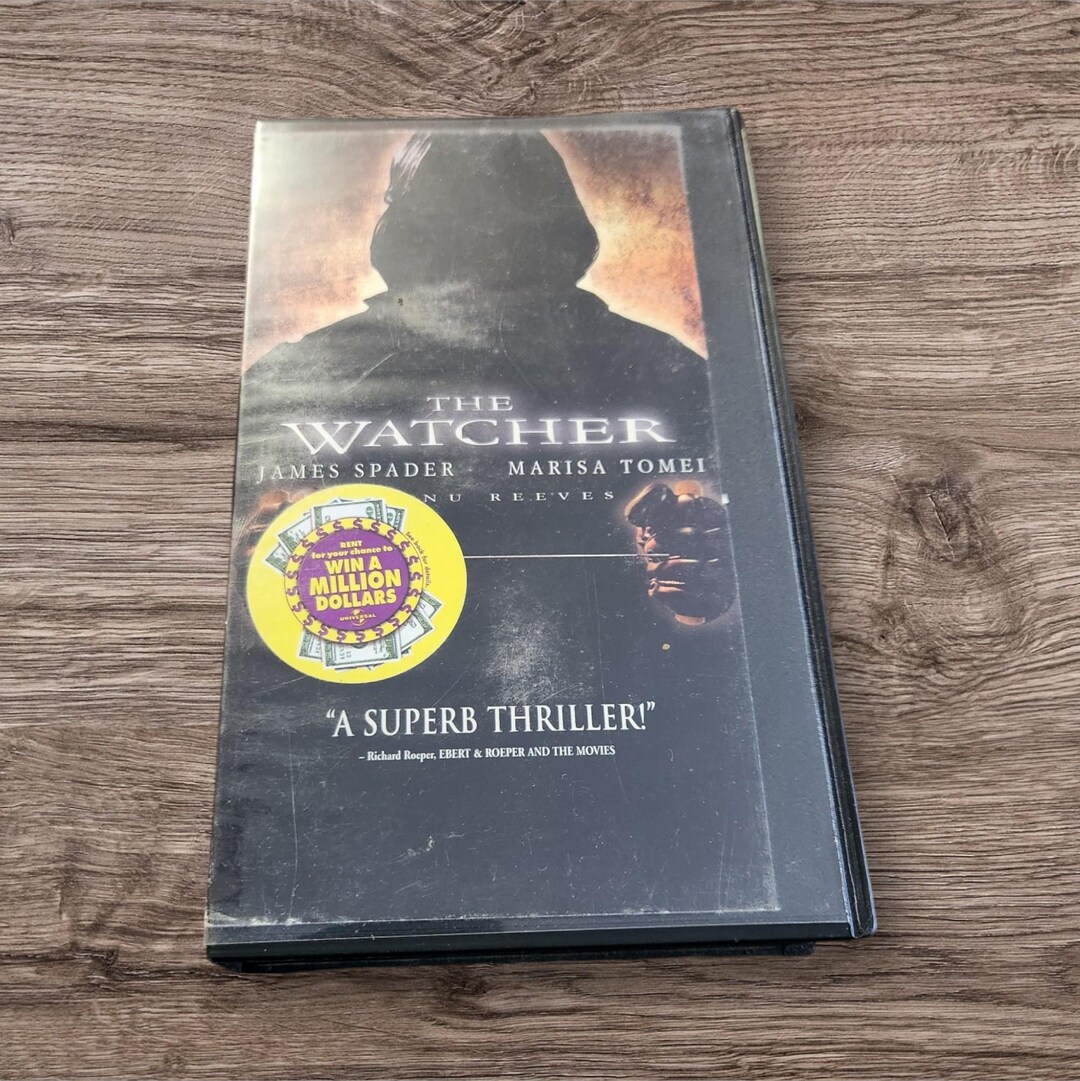 The Watcher (2000) VHS in Black Snap Rental Case - Etsy
