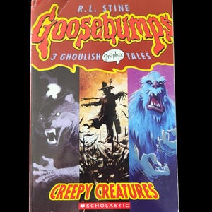 R.L. Stine Goosebumps 3 Ghoulish Graphix Tales Creepy Creatures - Etsy