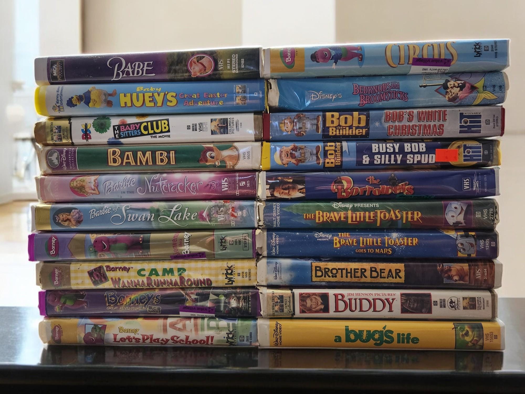 BUY 2 Get 1 FREE VHS Clamshell Kids Tapes "b" - Etsy