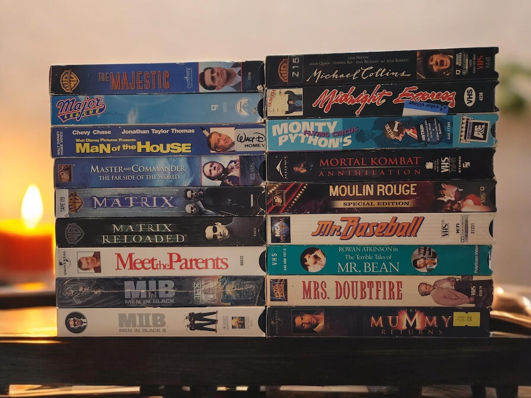 BUY 2 Get 1 FREE VHS Tapes "m" Alphabetical Tape Lot - Etsy