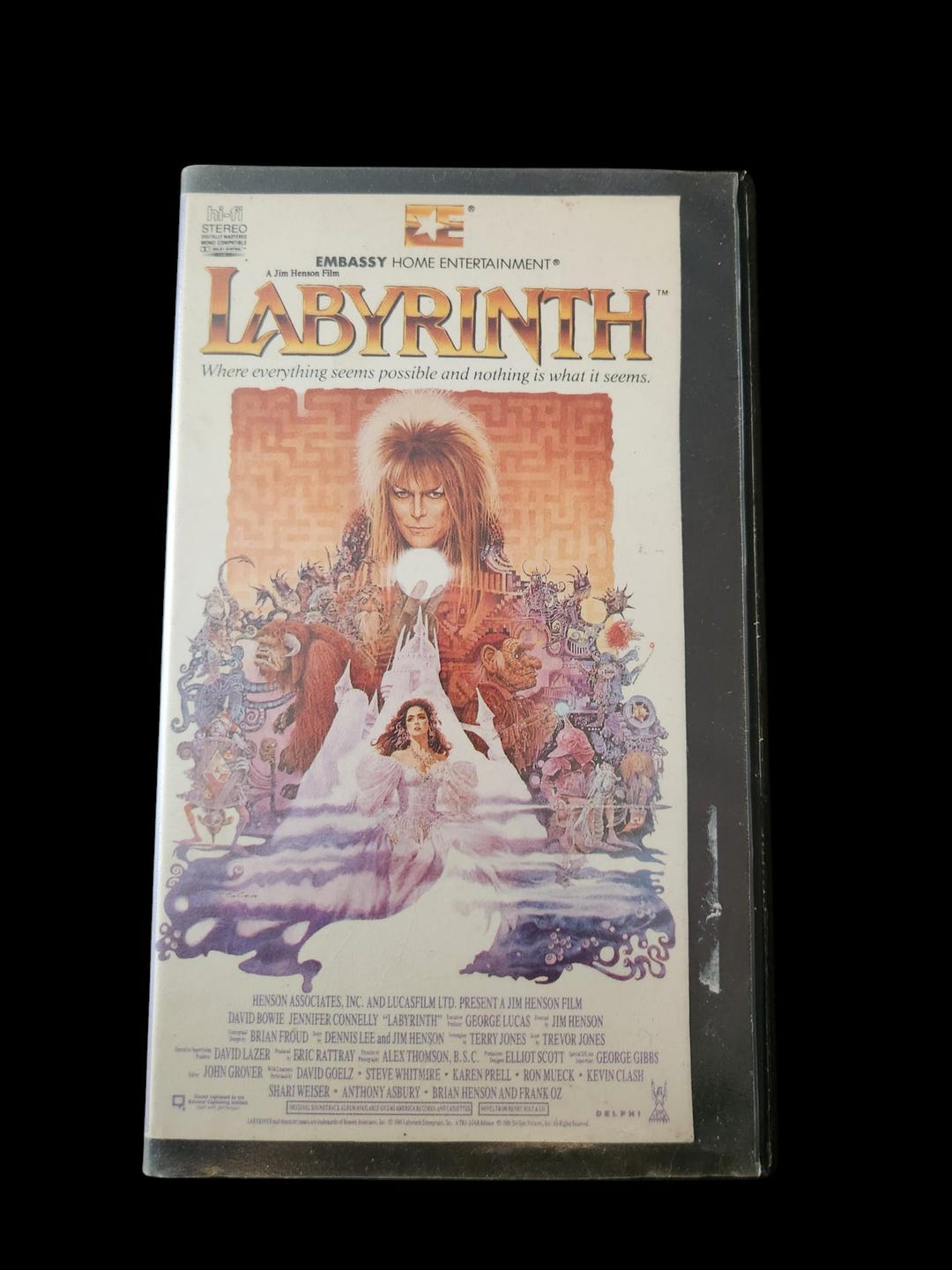 Labyrinth (VHS, 1987) Cut Box - Etsy Canada