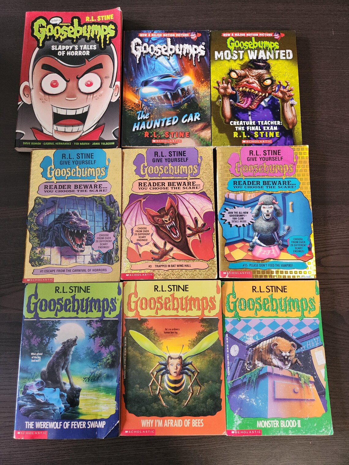 Goosebumps Book Lot / Rare / R.L. Stine / Choose Your Scare / Vintage ...