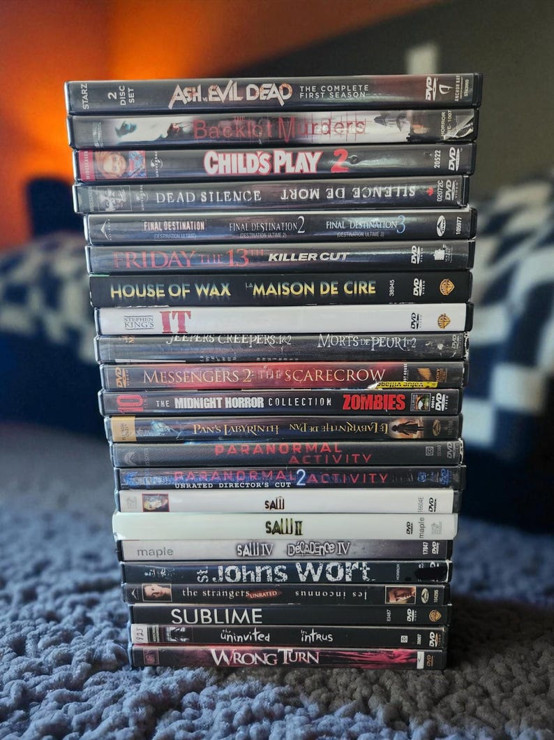 HORROR Dvd's - Slasher Possession Ghost Gory Scary Campy Vintage - Etsy