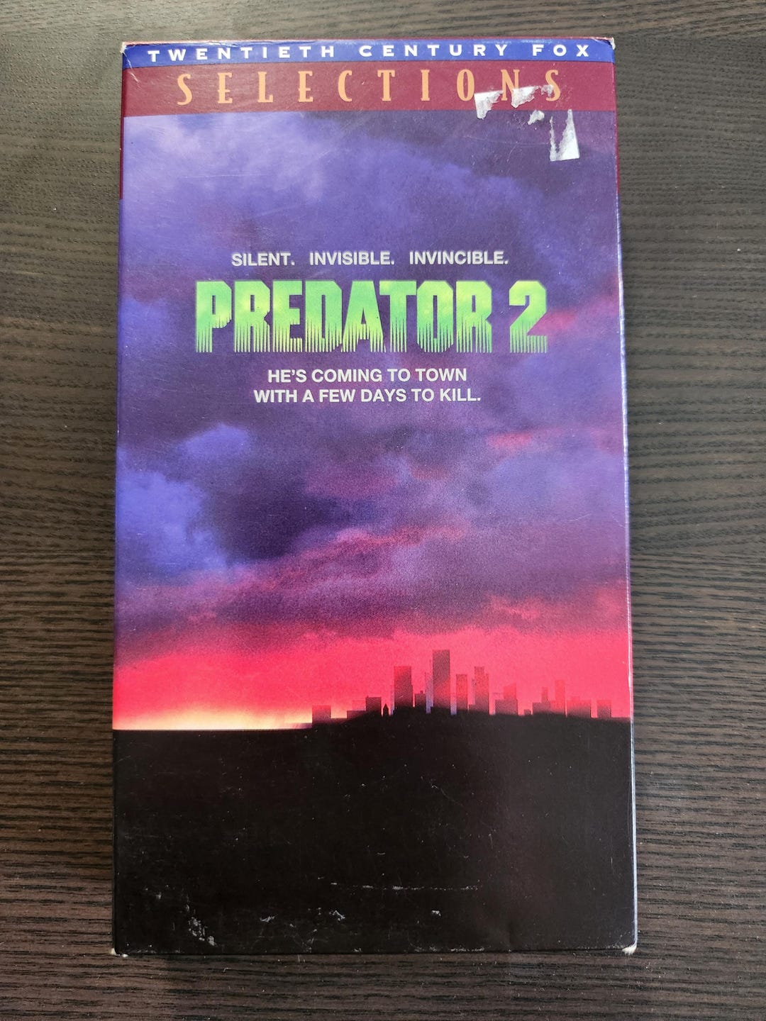 Predator 2 VHS 1990 / Vintage / Sequel / Alien / Horror / Sci-fi - Etsy