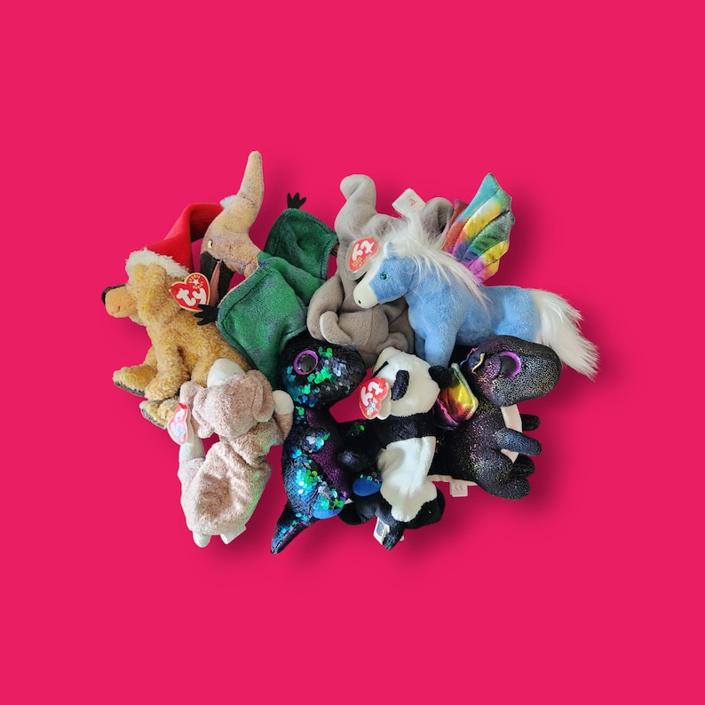 Buy 2 Get 1 FREE Ty Beanie Baby Boo Plush Toys - Etsy Canada
