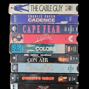 BUY 2 Get 1 FREE VHS Tapes "c" Alphabetical Tape Lot - Etsy