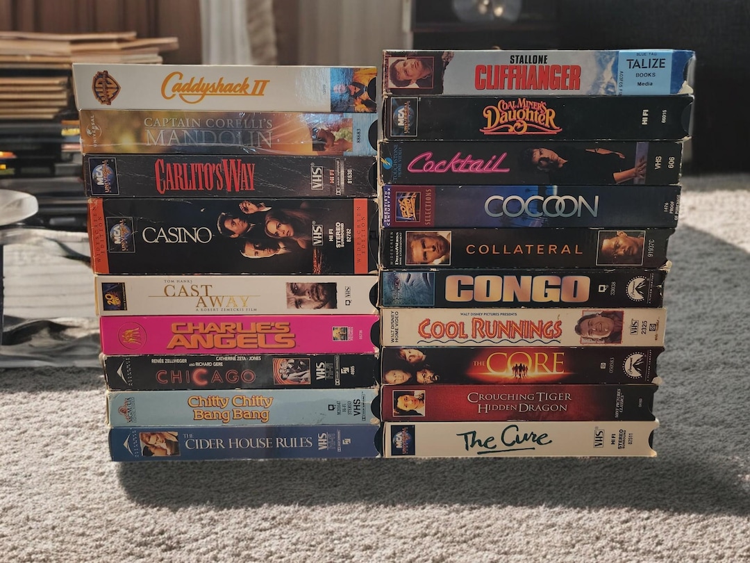 BUY 2 Get 1 FREE VHS Tapes "c" Alphabetical Tape Lot - Etsy