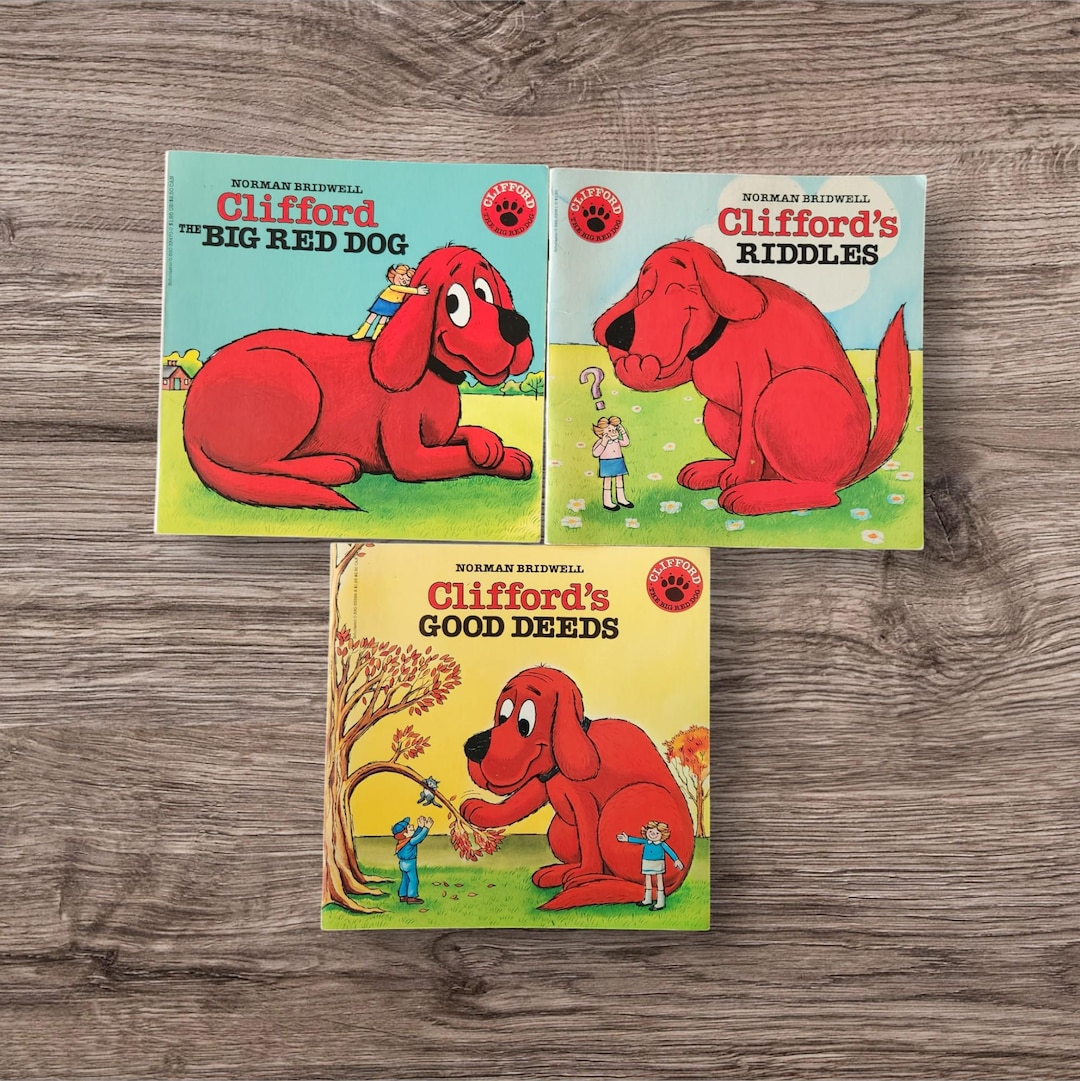 Vintage Clifford the Big Red Dog Books Paperback - Etsy