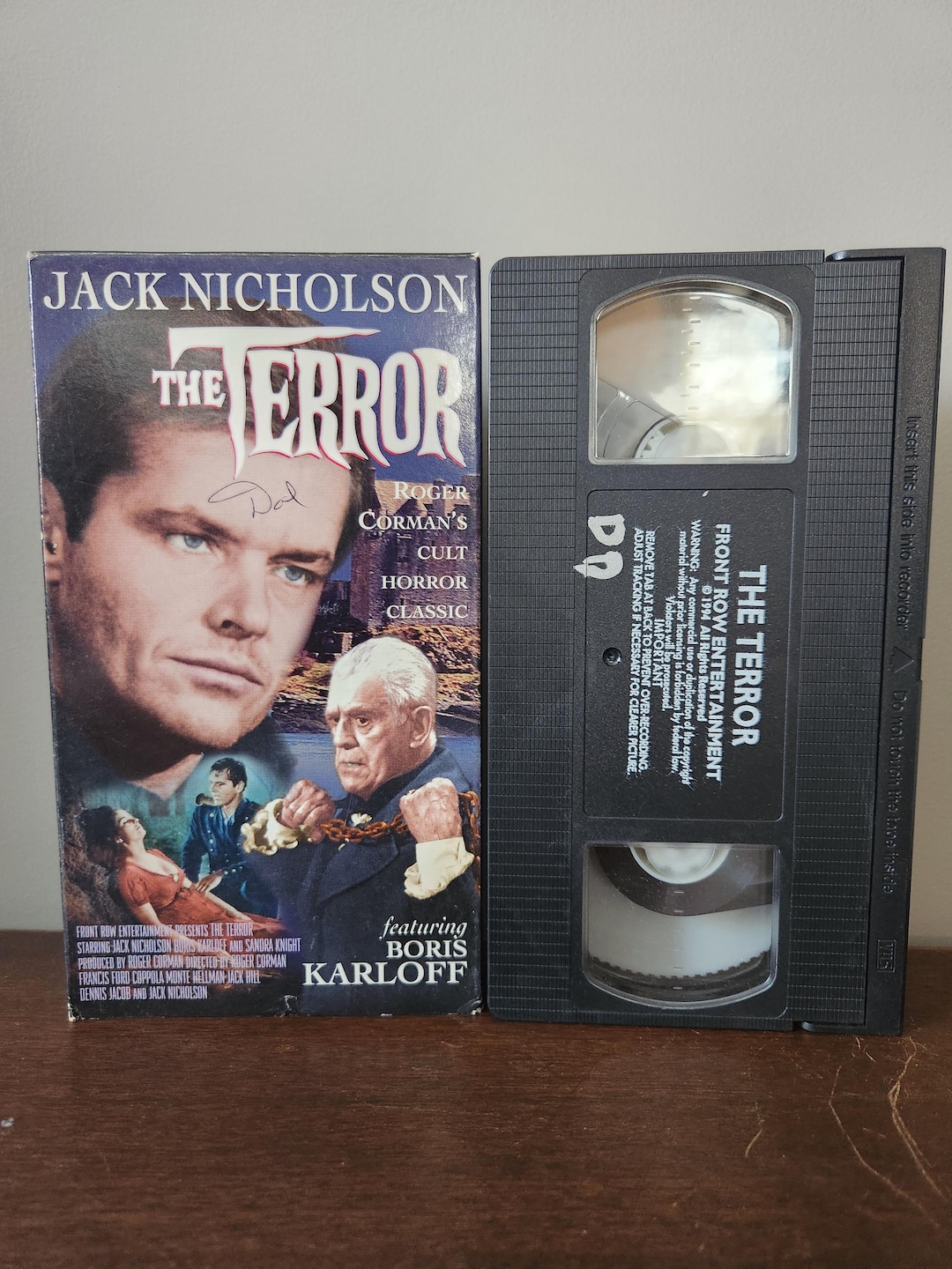 The Terror VHS / Used / 1963 / 60's / Jack Nicholson / Horror ...