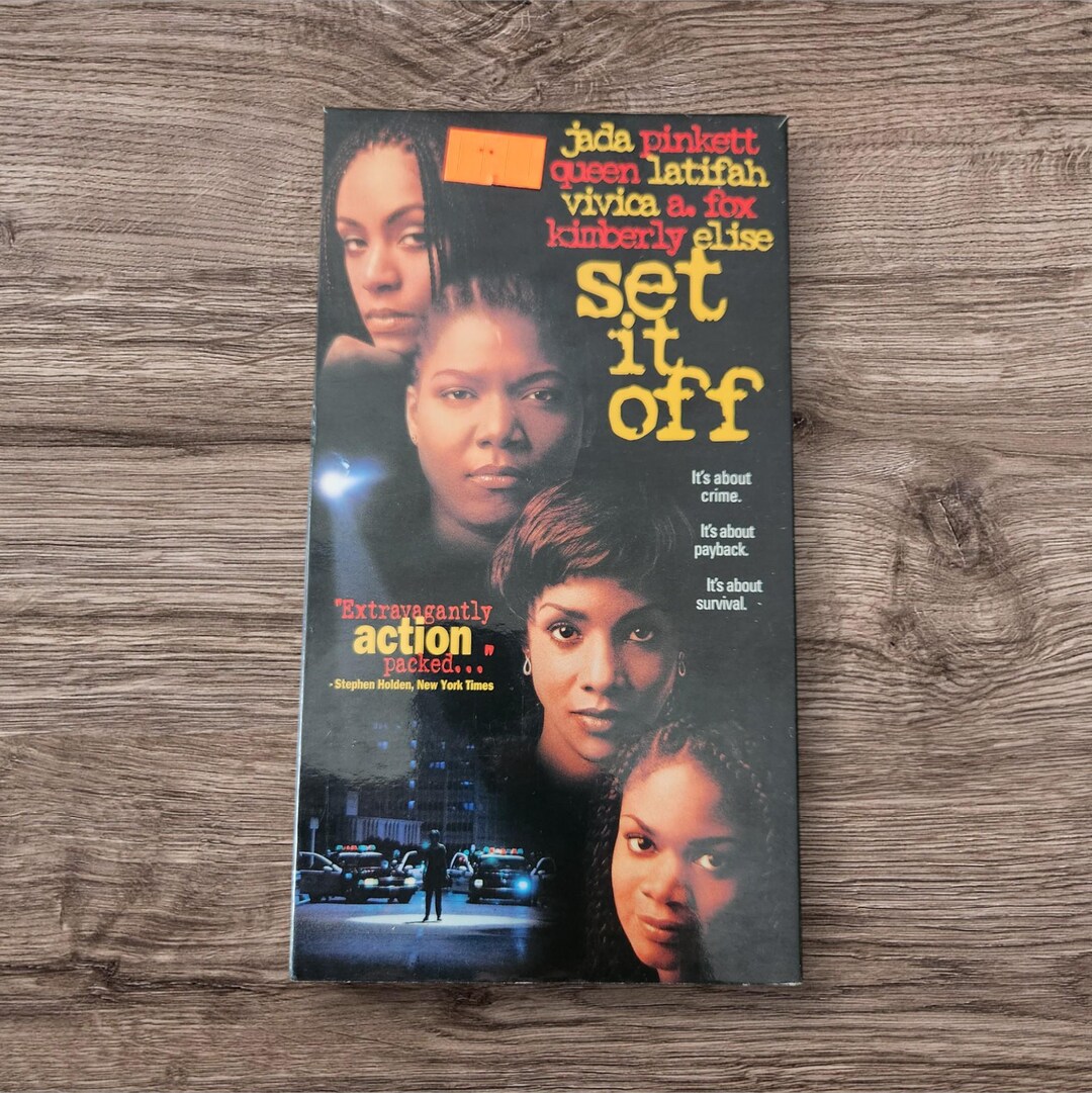 Set It off (VHS, 1997) Jada Pinkett, Queen Latifah, Vivica A. Fox ...