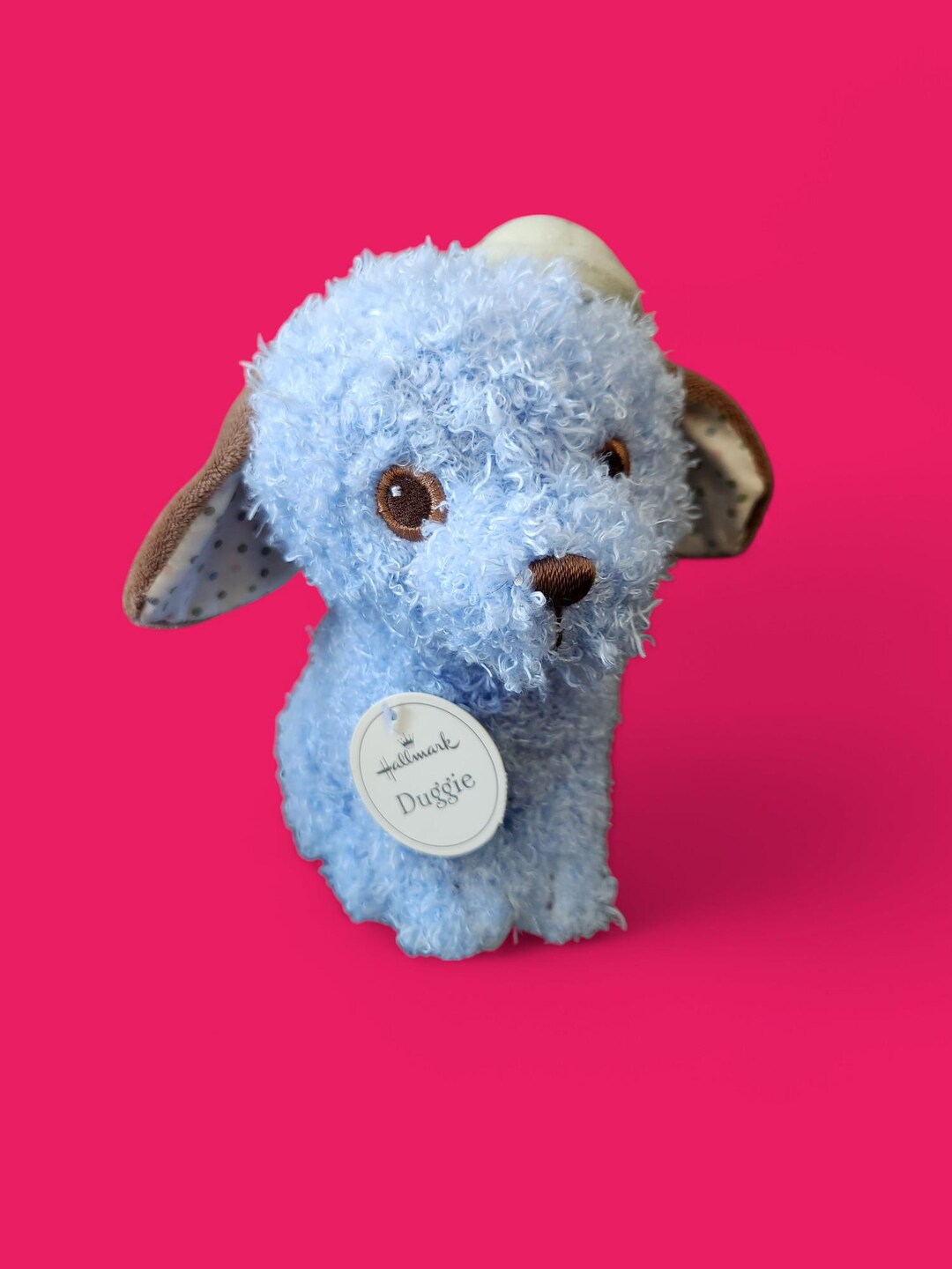 Hallmark DUGGIE Blue Dog Plush Toy - Etsy