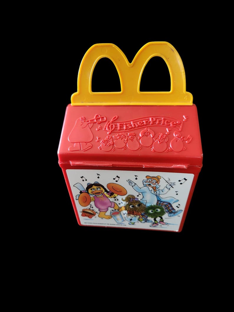 1989 Fisher-price Mcdonalds Happy Meal Box Toy - Etsy