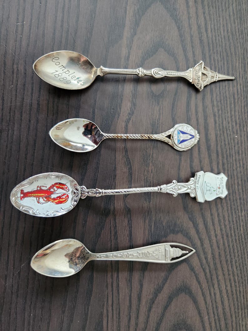Vintage Collectible Spoons / Royal Wedding / Tourism - Etsy