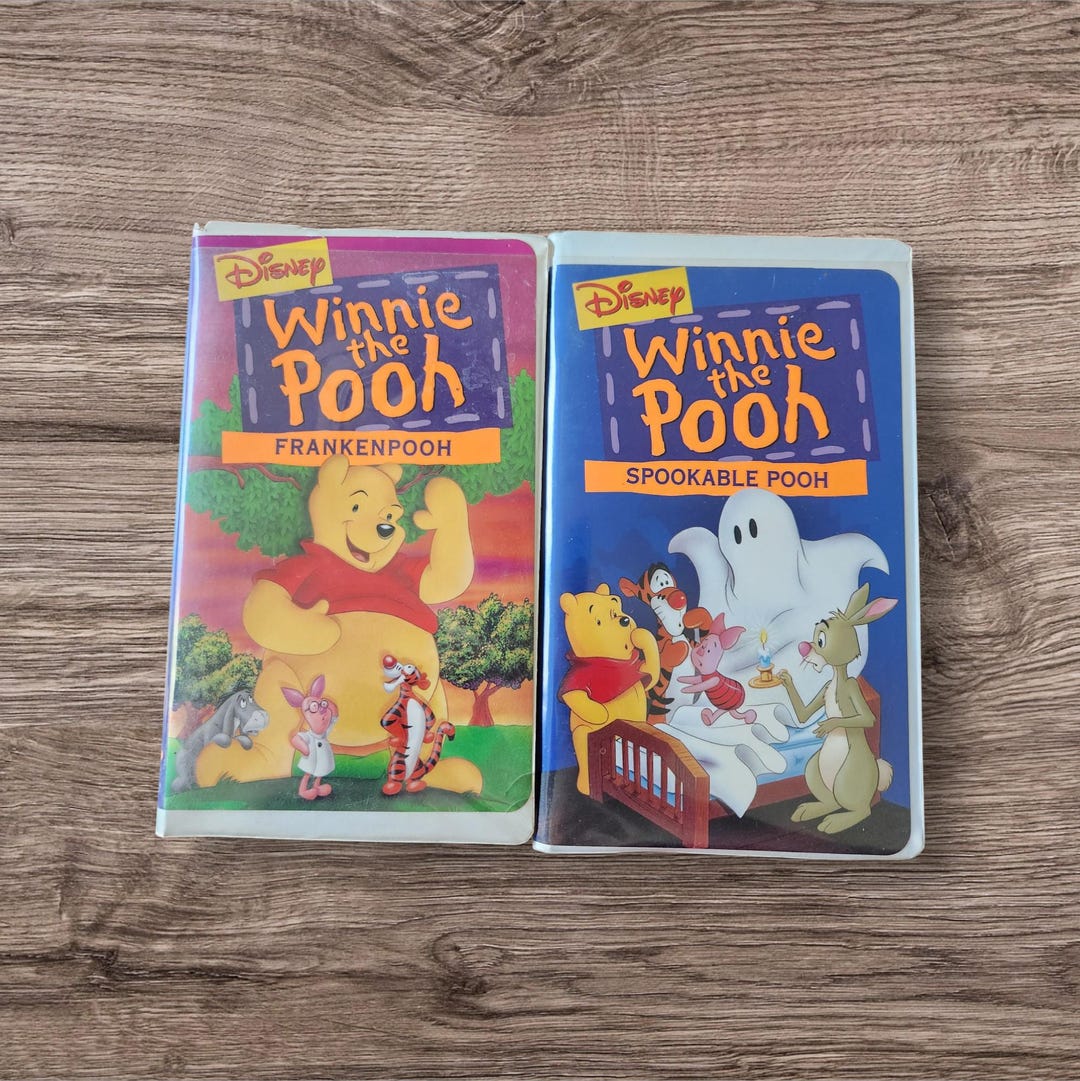 Winnie the Pooh Halloween VHS Movies - Etsy
