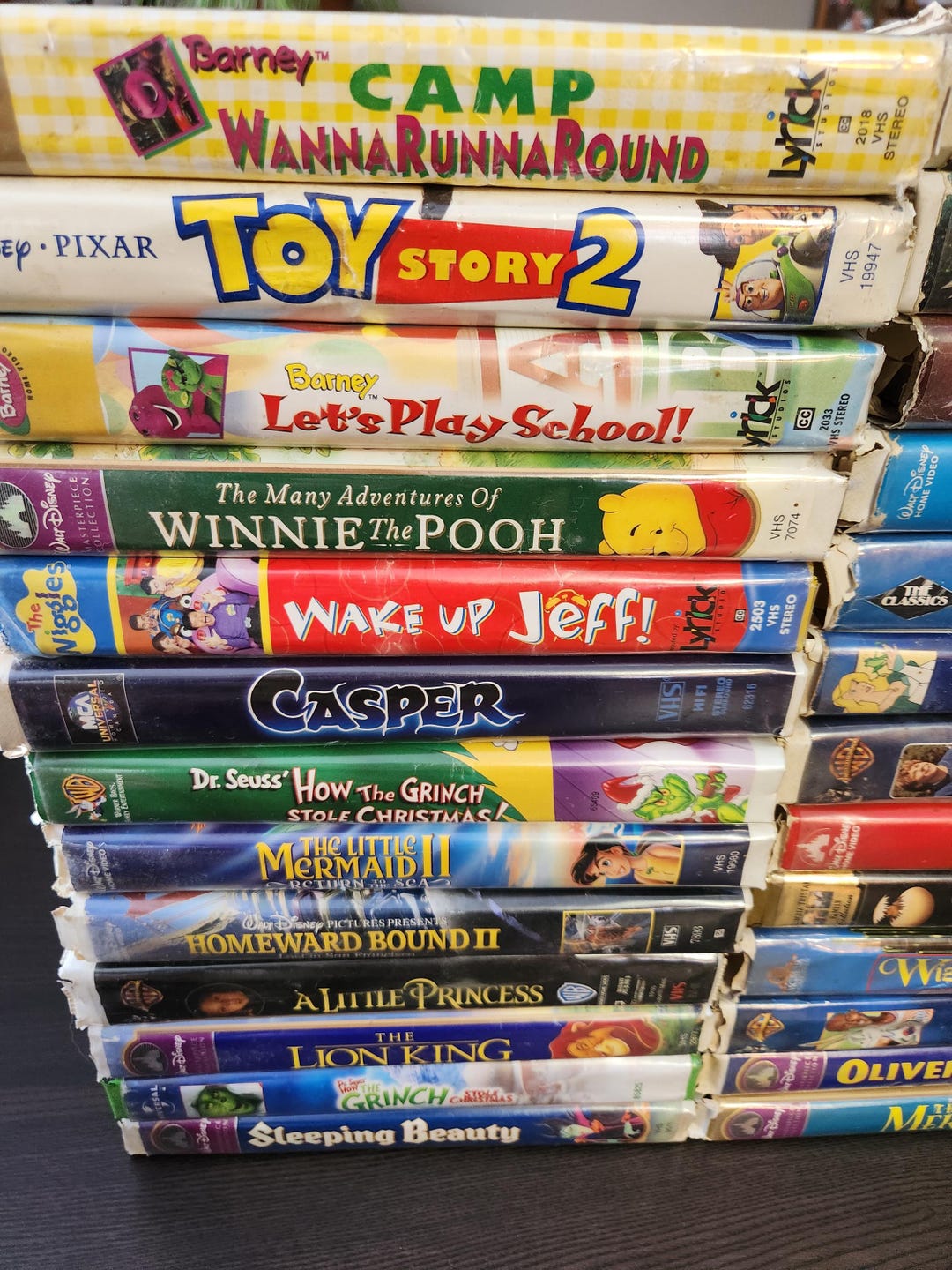 VHS Kids Movies Pick One or More Disney Clamshells - Etsy UK