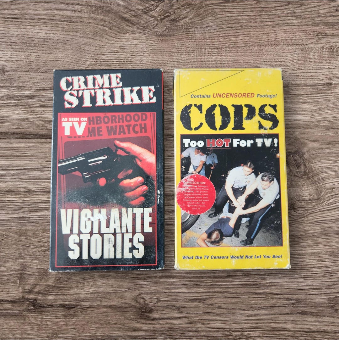 Cops, Crime TV VHS Bundle - Etsy