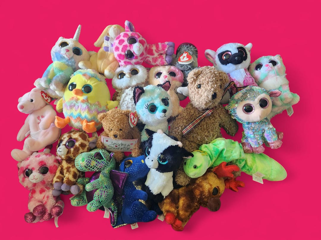 CLEARANCE Ty Beanie Babies / Beanie Boos / Attic Treasures Bean Bag ...