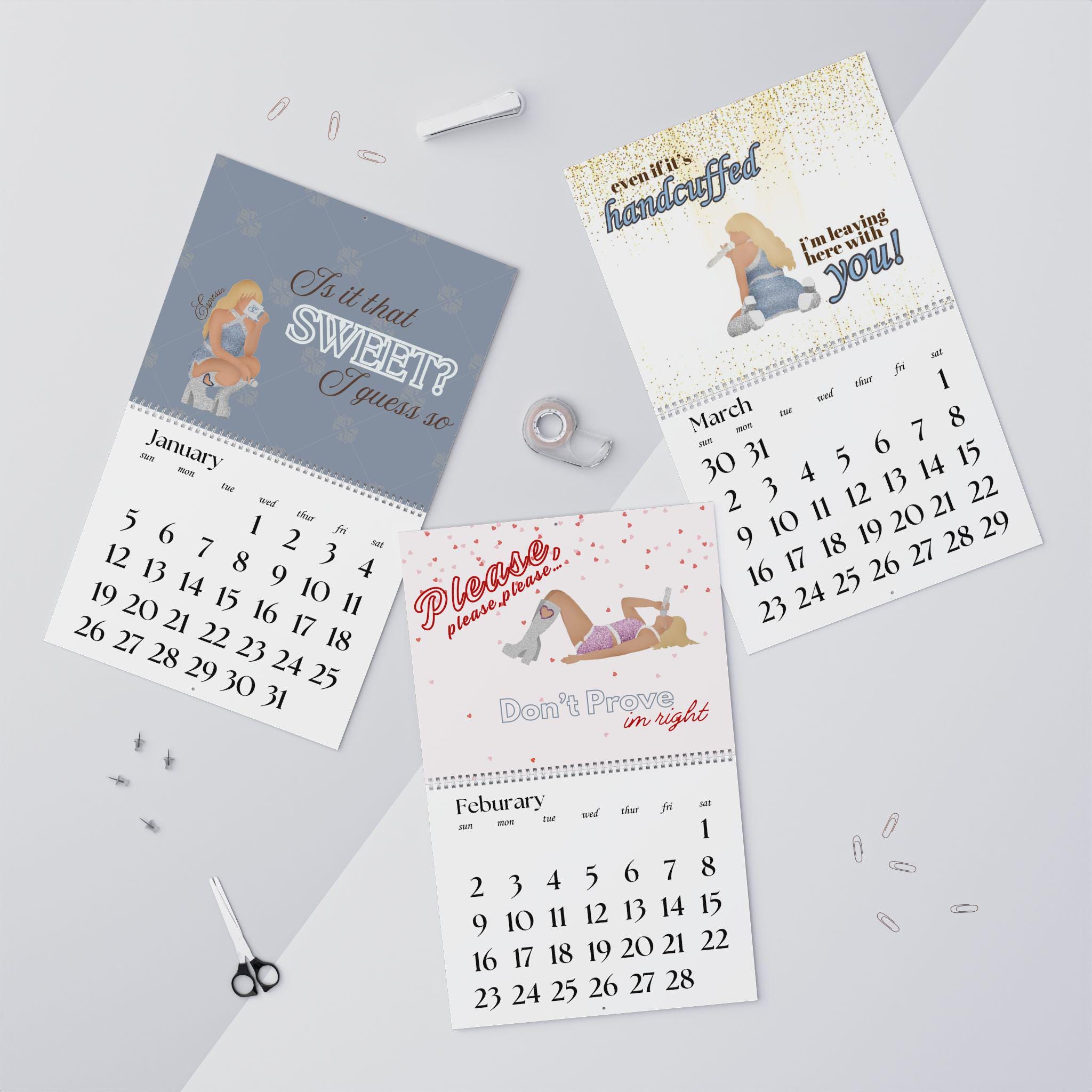 2025 Calender Sabrina Carpenter 2025 Wall Calendar Christmas Gift ...