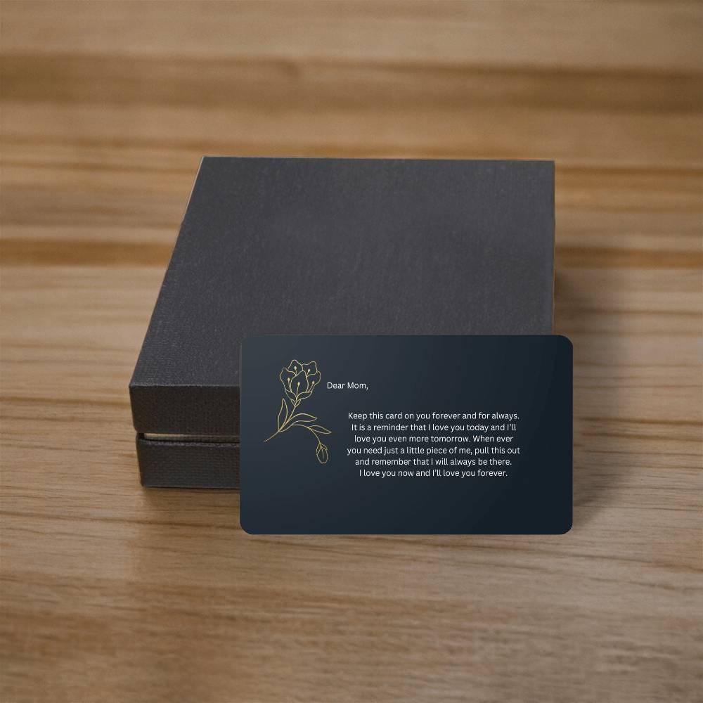 Metal Engraved Wallet Cards - Etsy